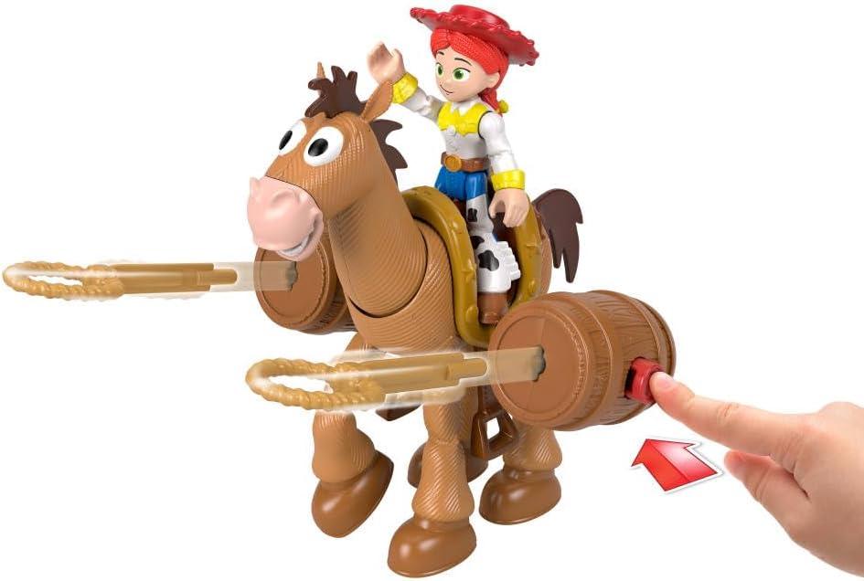 Fisher-Price Imaginext Jessie & Bullseye Play Set, 3-inch Action Figure ...